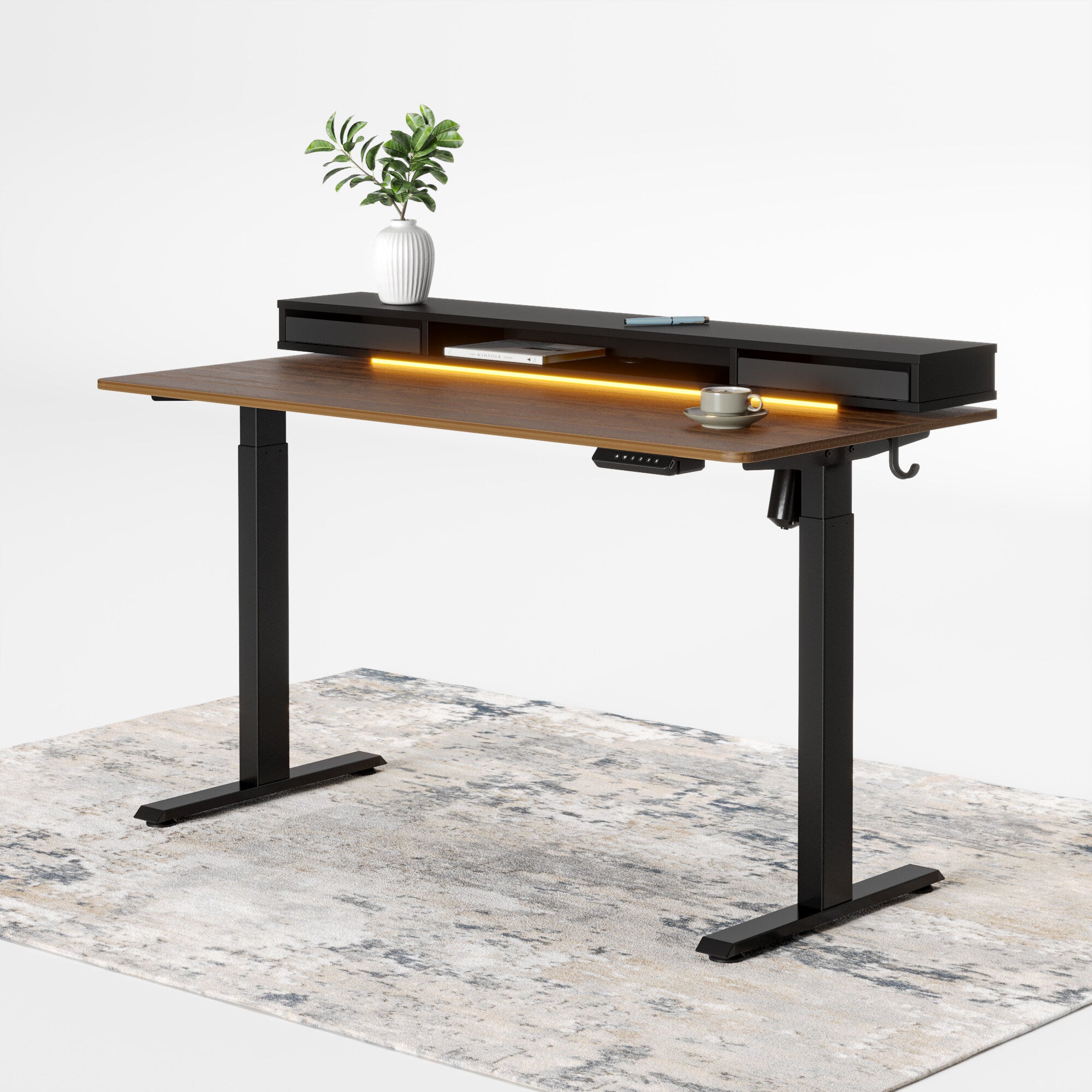 Standing Desks with LED Light